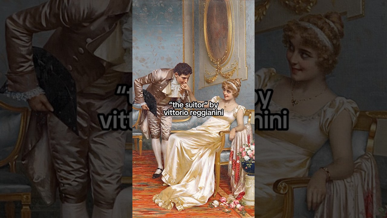“the suitor” by vittorio reggianini || #art #regencyera #arthistory