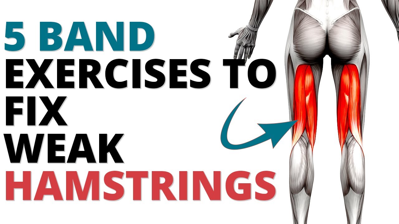 5 Band Hamstrings Strengthening Exercises (At Home!)
