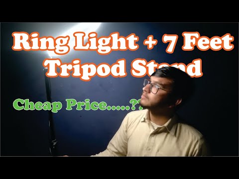 Ring Light + 7 Feet Tripod || Review
