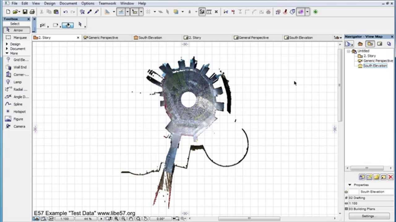 Point Cloud Objects on Layouts in ARCHICAD