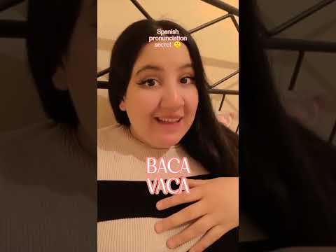 Spanish pronunciation tip - letters B and V in Spanish - learn Spanish! ♥️