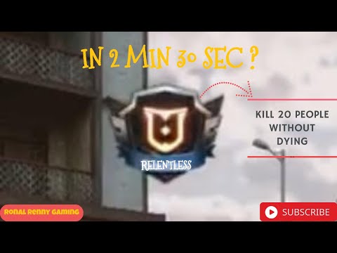 Can I get a RELENTLESS MEDAL IN 2 minutes 30 seconds? (Watch and find out!)