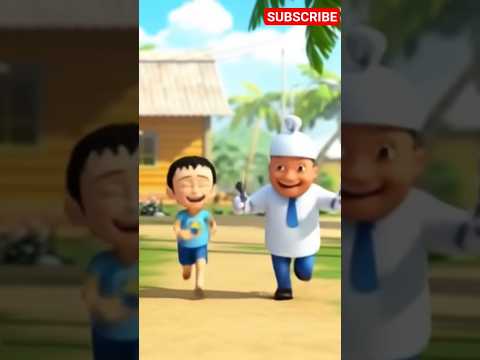 FIZI DI KEJAR DOKTER GIGI #upinipin #trending #trendingshorts #animasilucu #shorts
