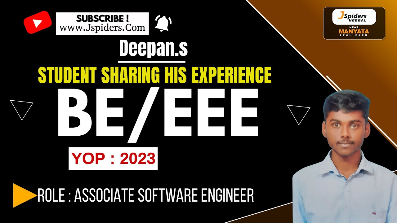 🌟 **🎉 Deepan’s Dream Come True: From JSPIDERS to Associate Software Engineer! 🚀**