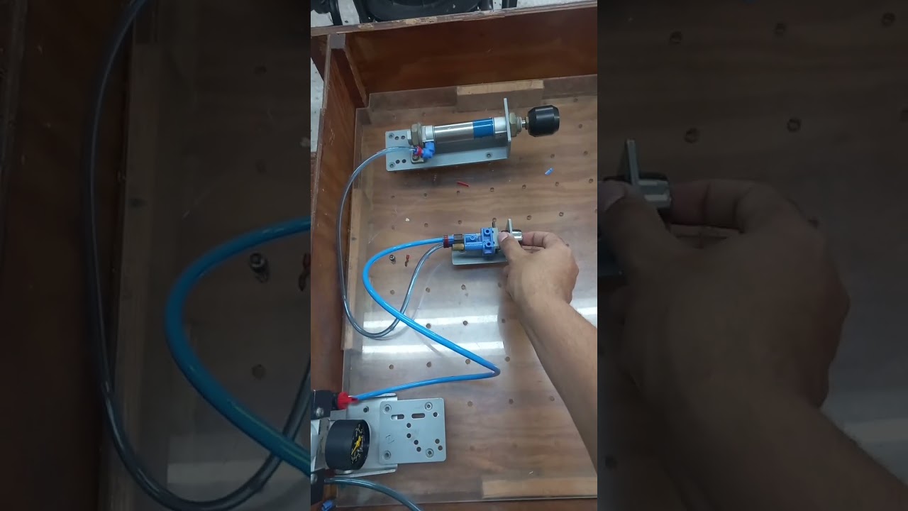 control neumatico cilindro simple efecto