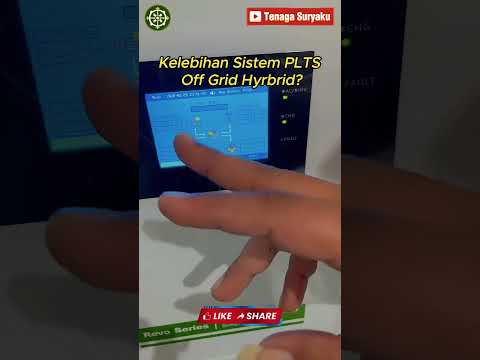 Kelebihan Sistem PLTS Off Grid Hybrid? #plts #pembangkitlistriktenagasurya #tenagasurya #inverter