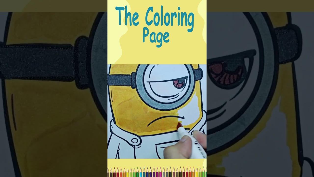 Minions Coloring Page | The Coloring Page