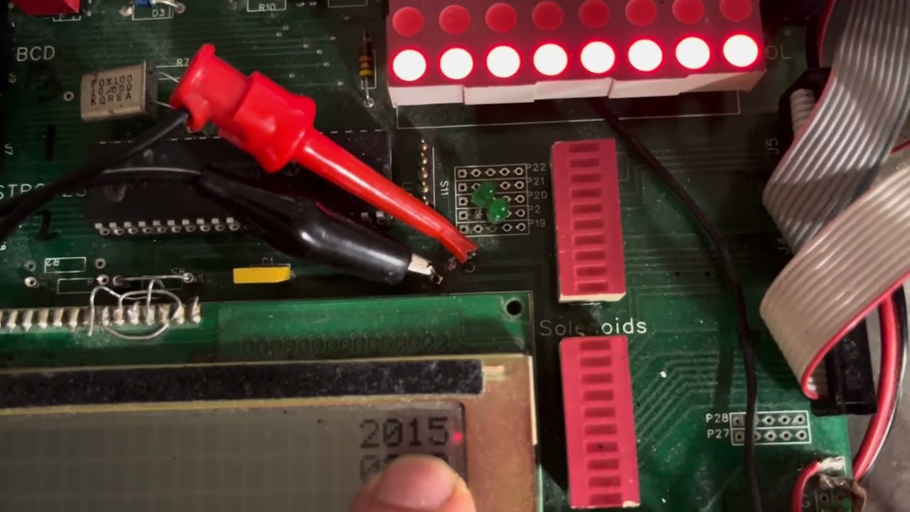 Williams System 9 CPU board with Strike Zone bowler ROMs