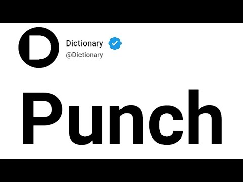 Punch Meaning In English