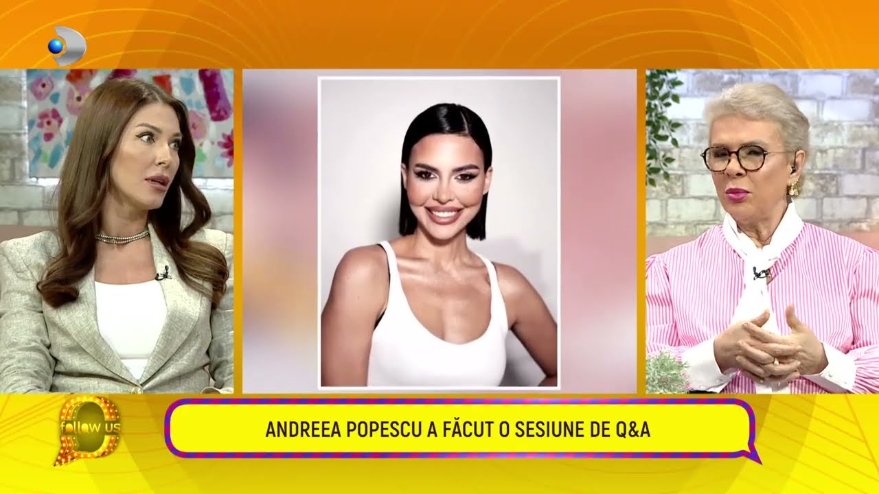 Follow us! - Andreea Popescu a facut o sesiune de Q&A!