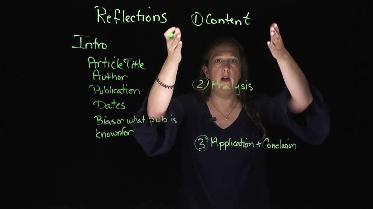 Reflections & Reflective Analysis (College Writing Assignments How-to)