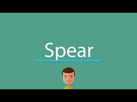 Spear pronunciation