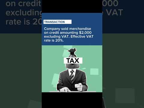 How to Journalize Credit Sale with VAT ? #finance #accounting #corporatelife #tax