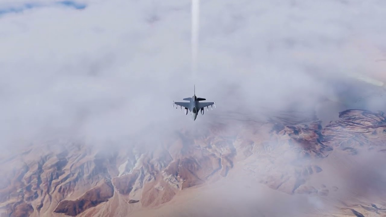 Lively Live Desktop Wallpaper | F-16 Over Vegas