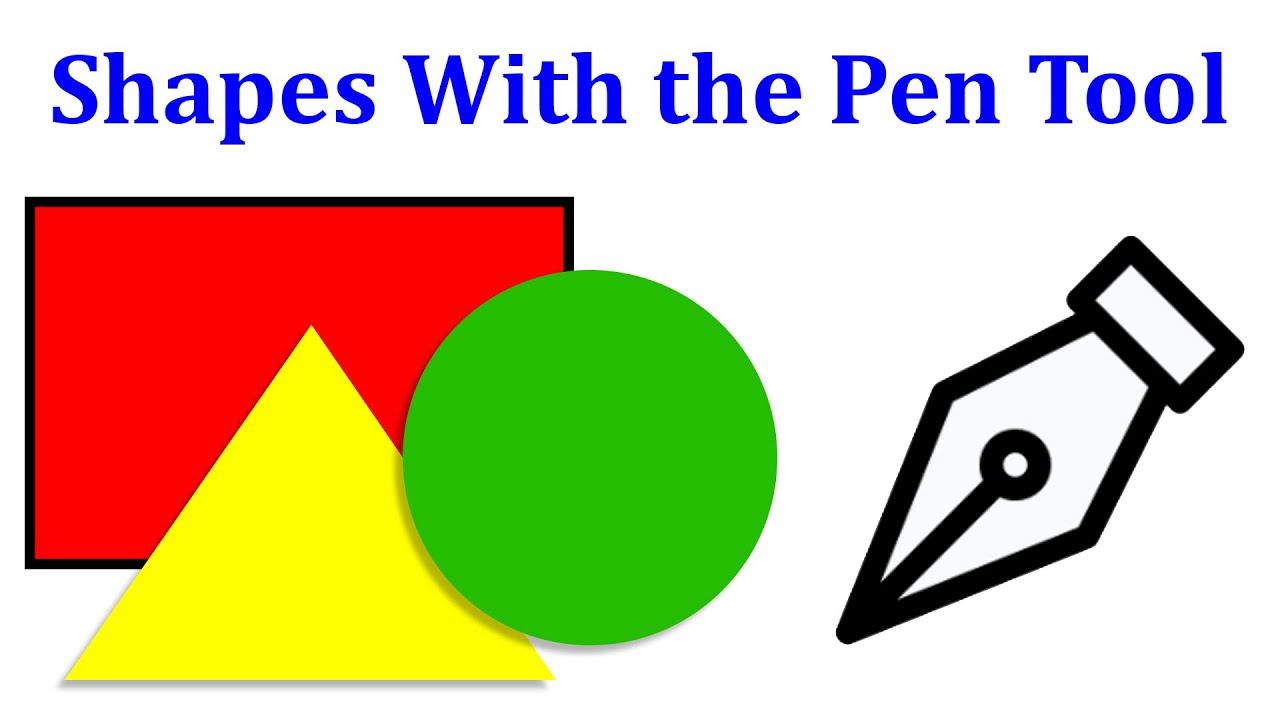 How To Make Shapes with the Pen Tool in Adobe Photoshop