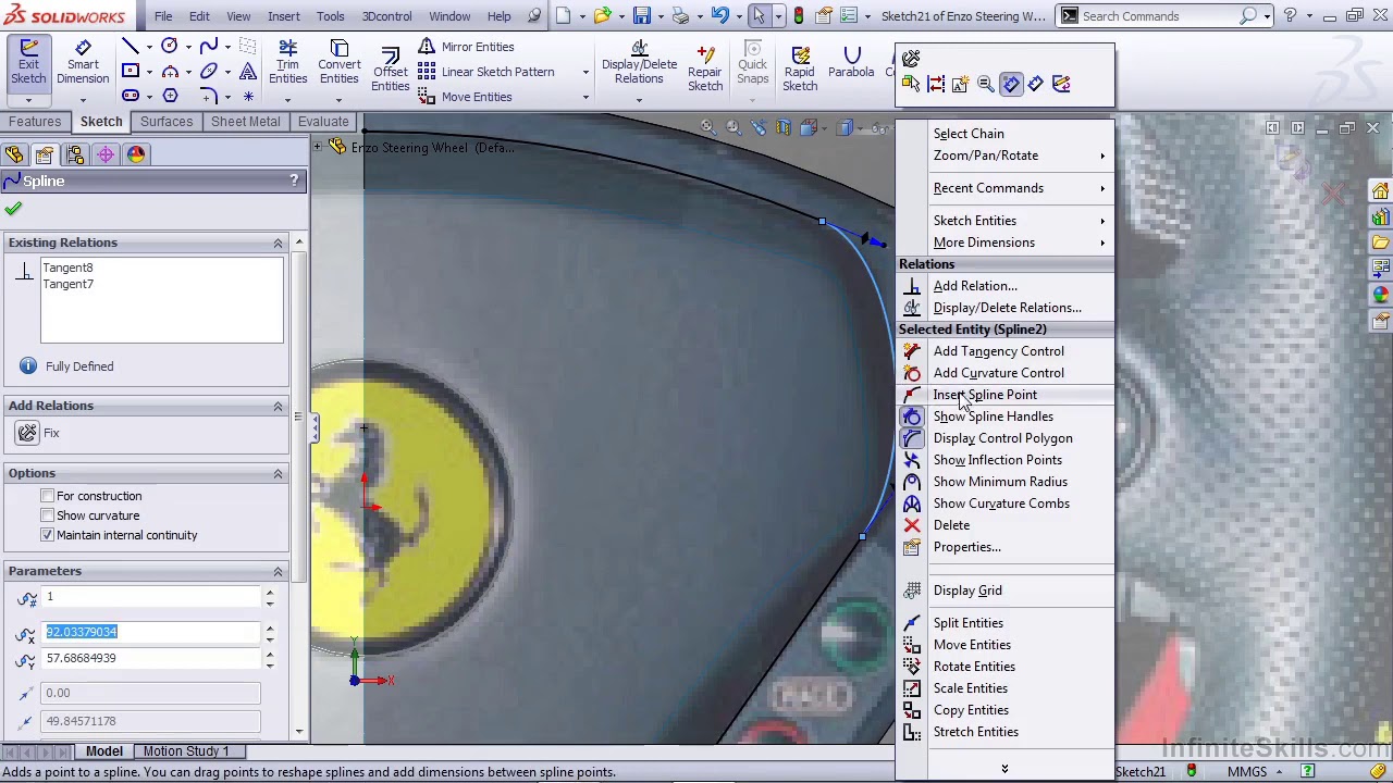 SolidWorks Surface Training Tutorial 8