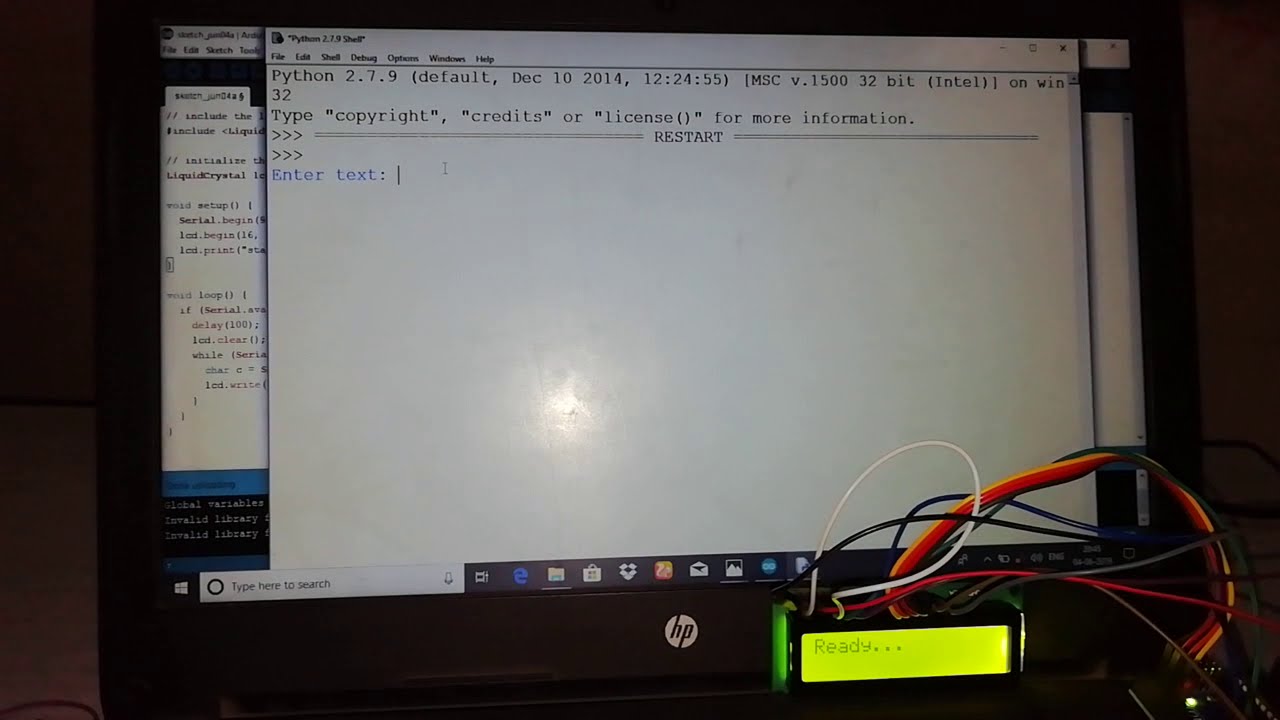 communicate to your arduino by python  