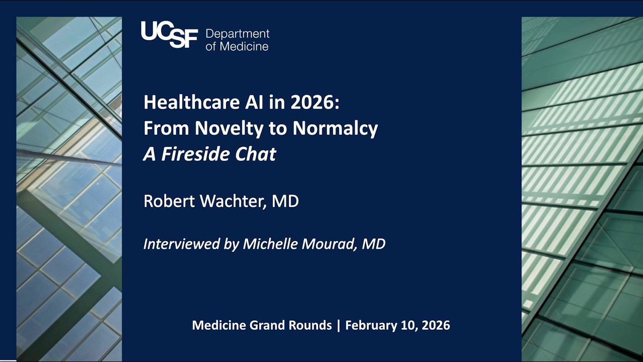 Healthcare AI in 2026: From Novelty to Normalcy — A Fireside Chat