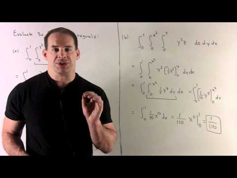 Examples of Double and Triple Integrals