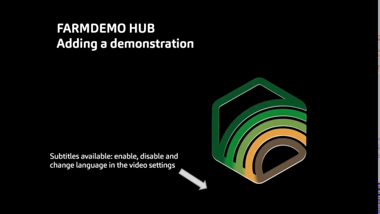 FarmDemo Hub - Adding a demonstration