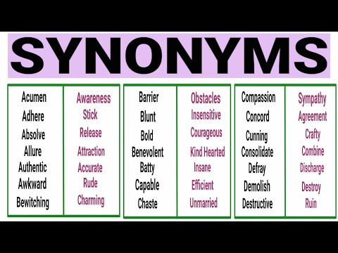 Learn 50 Rare Synonyms Words in English to Improve Your Vocabulary | LearnQenglish