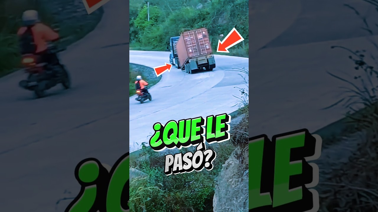 BRUTAL falla del camión en el peor momento 😱 #accidentes #traileros #peligro #viral