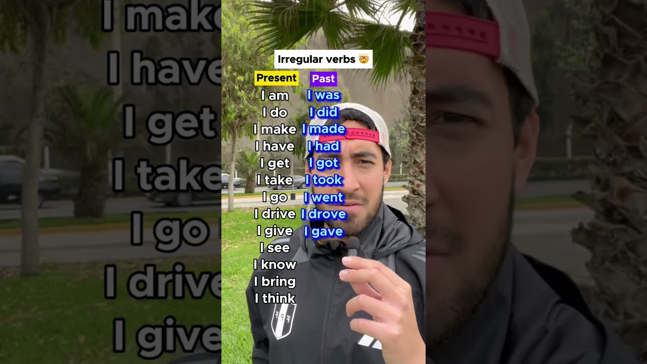 Verbos irregulares 😱🇺🇸