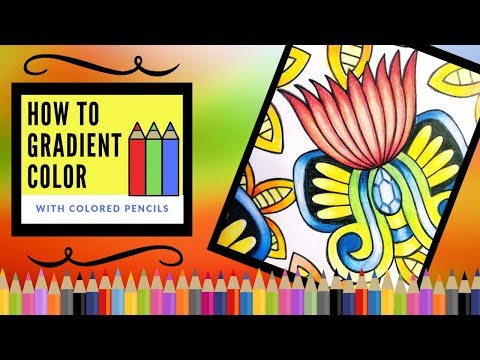 How To Gradient Color with Colored Pencils | Multiplicity Crafts