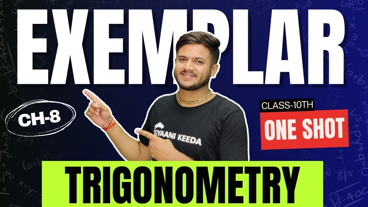 CH-8 Trigonometry Class 10 Maths||NCERT Exemplar Problems Class 10 Maths||CBSE 2024 BOARDS