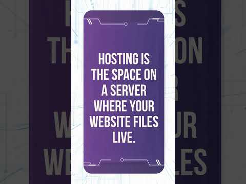 What’s the Difference Between a Domain and Hosting? #webhosting #domain
