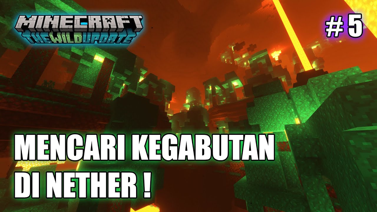 KEGABUTAN DI NETHER ! | Minecraft Indonesia #5
