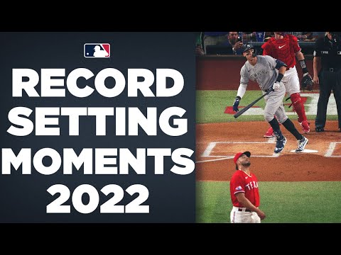 Record setting milestones from 2022! (Judge breaks AL HR mark, Pujols eclipses 700 HRs and more!)