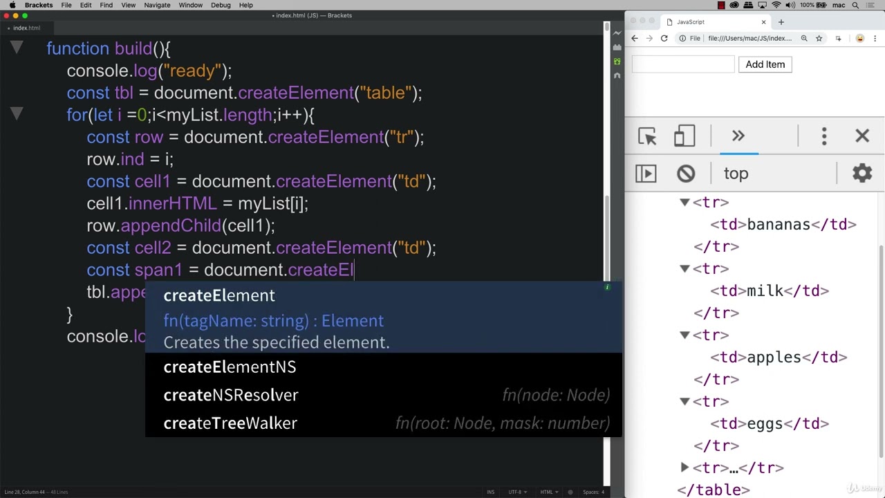 55 Modern JavaScript 42 003 Create Dynamic Content