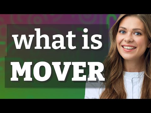 Mover | meaning of Mover