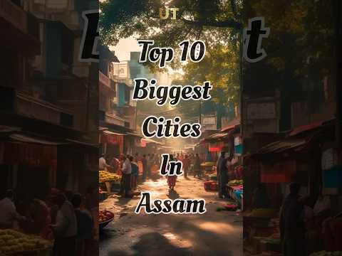 Top 10 biggest cities in Assam by population 2025. #Assam #city #top10 #india #shorts