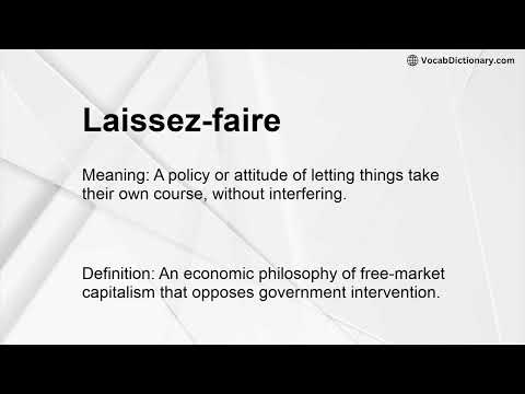 Laissez-faire Meaning