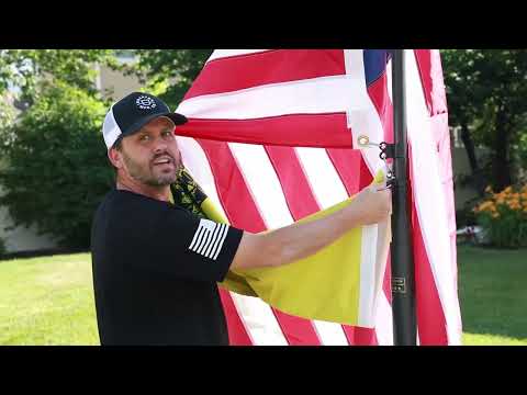 Telescoping flagpole review. Freedom Edition 25'. Veteran owned. Service First Products.