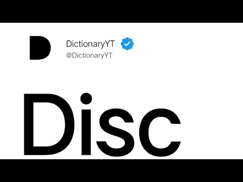 Disc Meaning in English