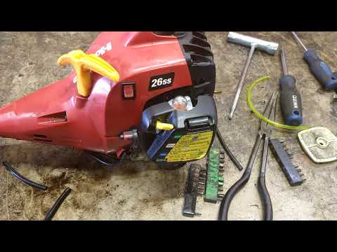 homelite 26ss trimmer carburetor adjustment