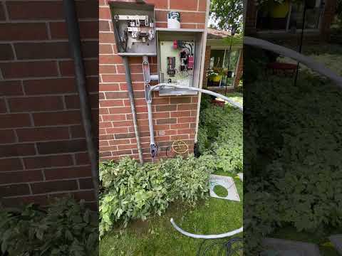 Generac transfer switch install #electrician #work #homeimprovement #lansingmichigan