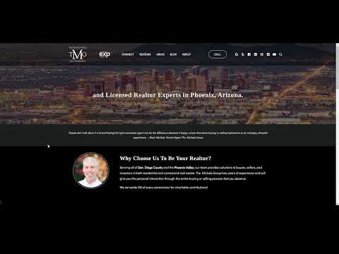 Real Estate Website Design: The Michels Group - San Diego Web Design Company