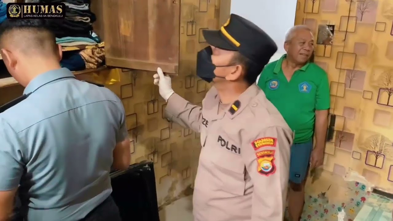 CIPTAKAN ZERO HALINAR, LAPAS BENGKULU GELEDAH KAMAR HUNIAN DAN TES URINE WBP