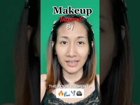 Fire element inspired makeup