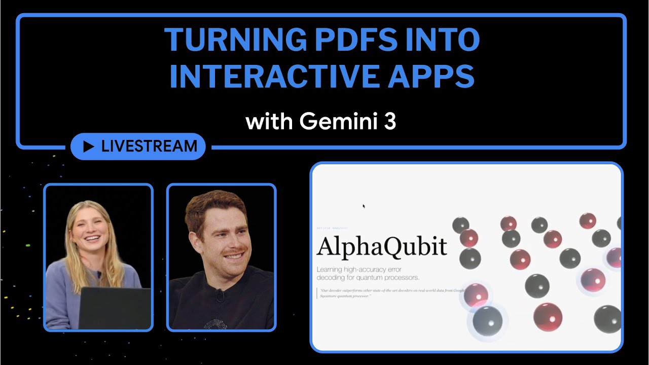 Turning PDFs into Interactive Apps with Gemini 3