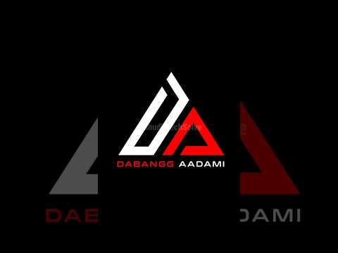 DA professional name logo design #shorts #logo #design