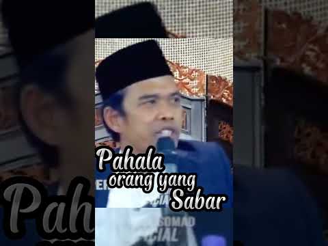Pahala orang yang Sabar | Ustadz Abdul Somad Lc Ma | UAS