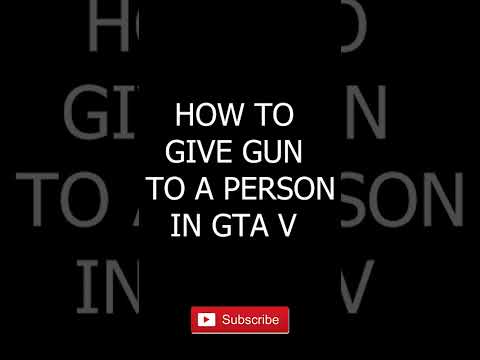HOW I GIVE WEAPONS TO A PED IN GTA V USING MENYOO || GTA V WEAPONS MODE || #shorts #ytshorts