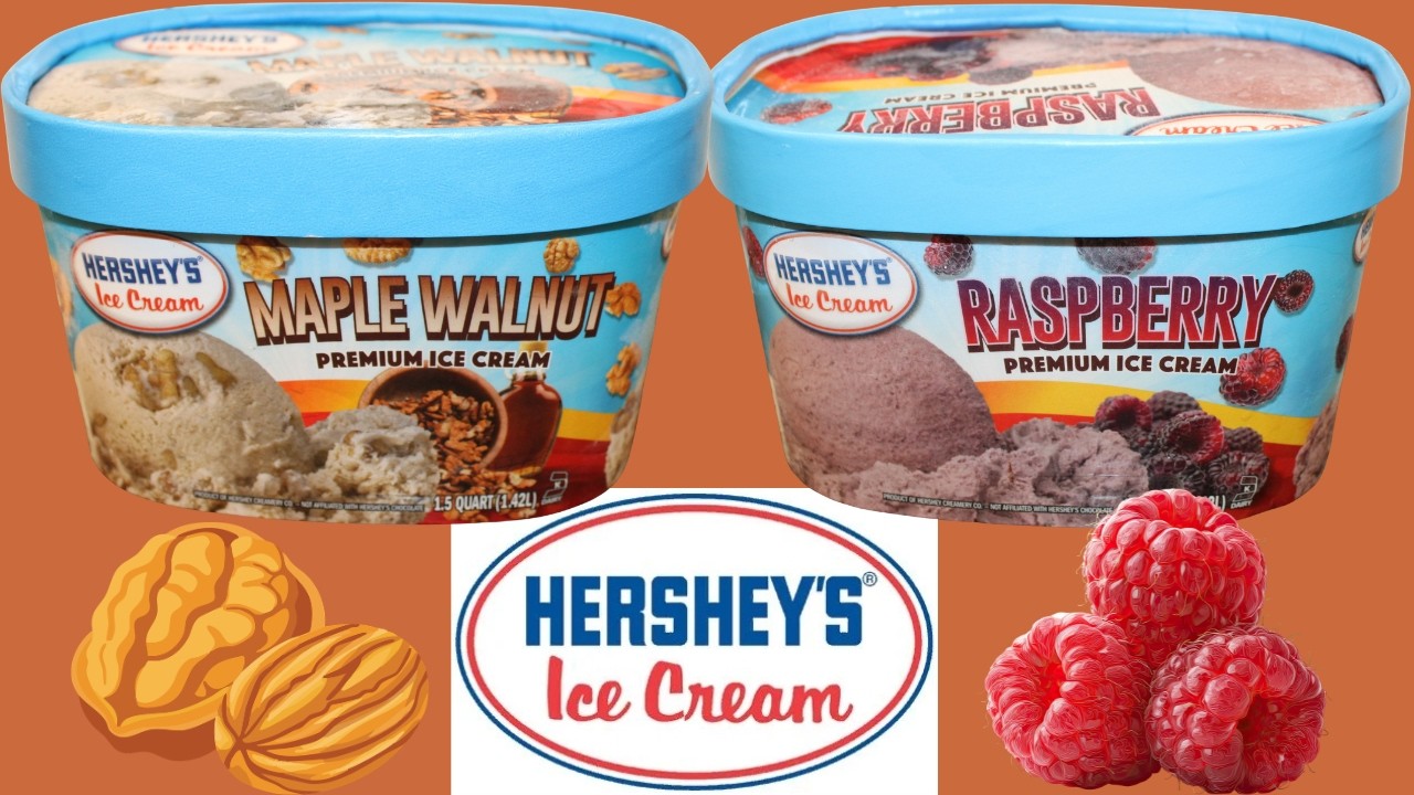 Hershey’s Ice Cream: Maple Walnut & Raspberry Review