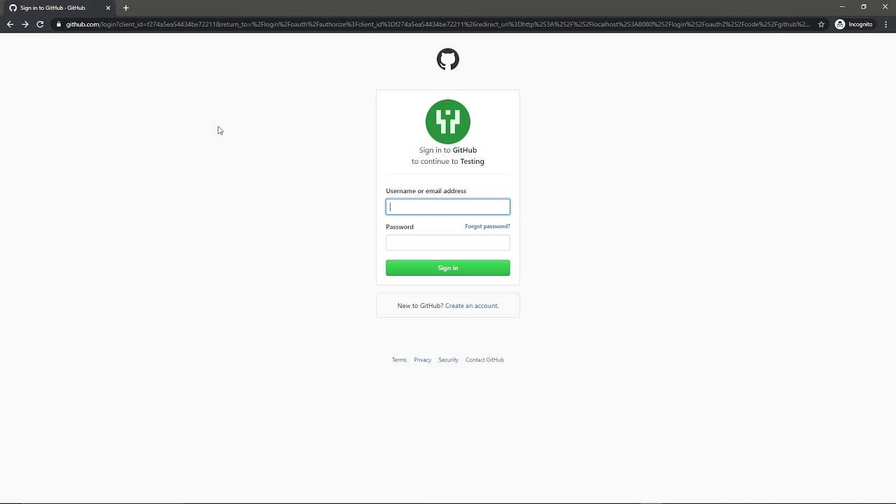 Implementing OAuth2 in Spring | Login with Github