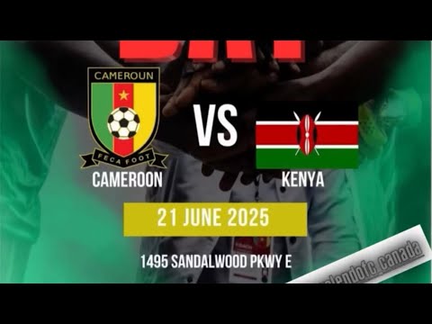 Ontario AFCON Group C Match 2nd half. Kenya vs Cameroon (1-1)
